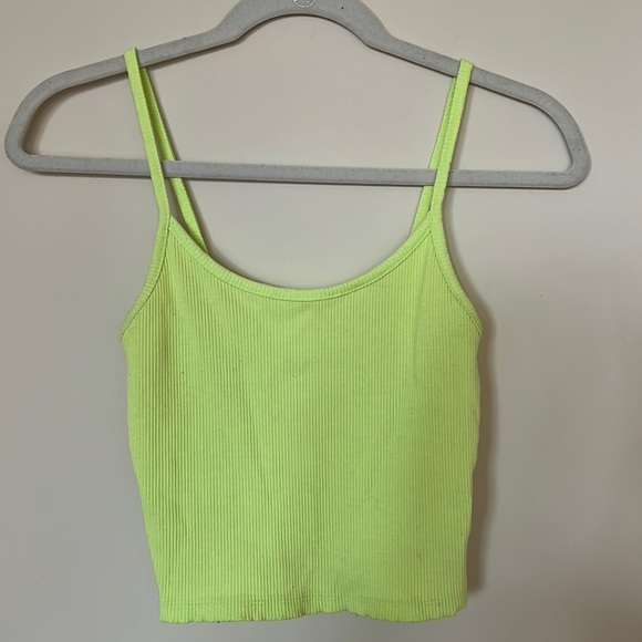 American Eagle Outfitters | Tops | Neon Cropped Tank | Poshmark